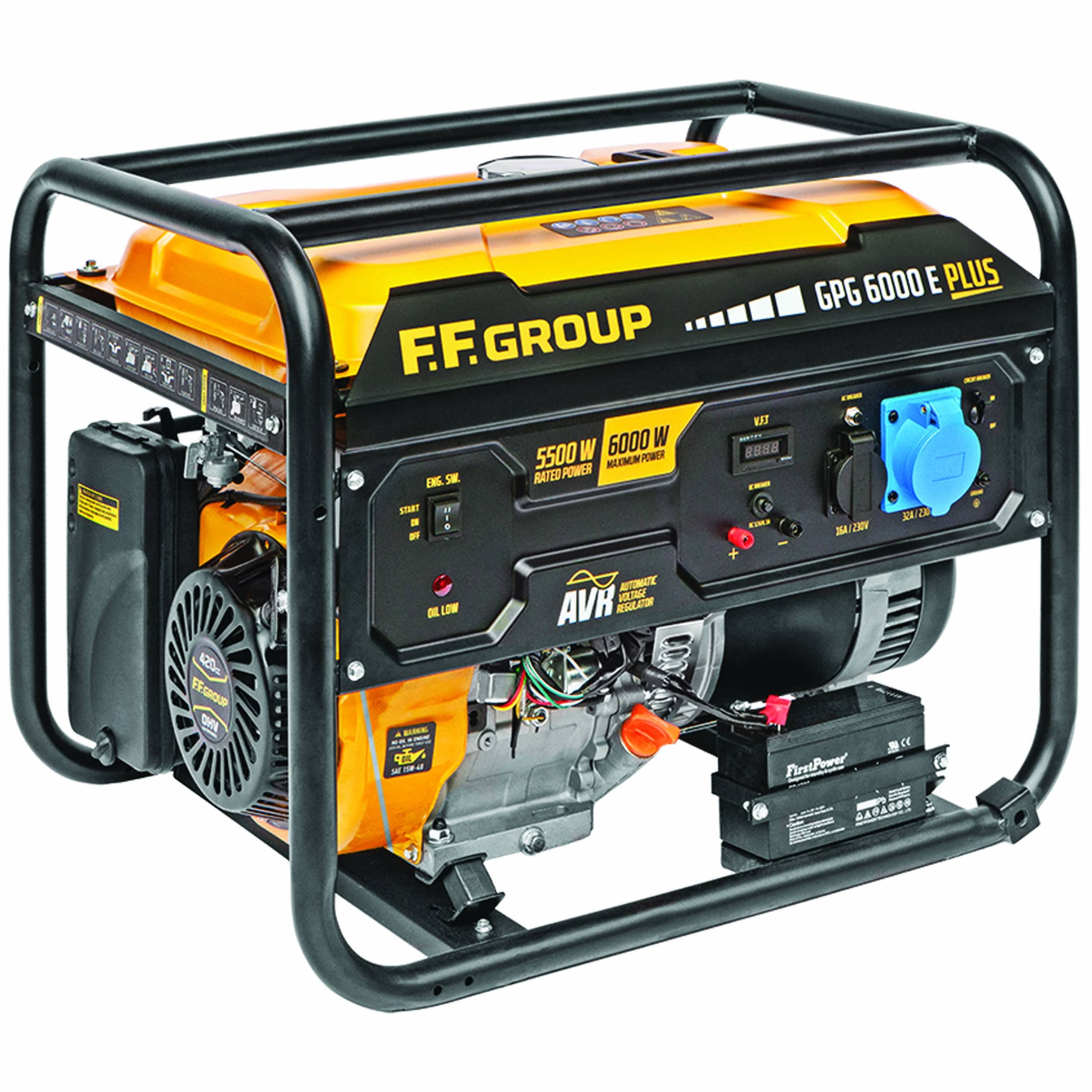 FF Group Γεννήτρια Βενζίνης GPG 6000E Plus 46095 droutsas.gr