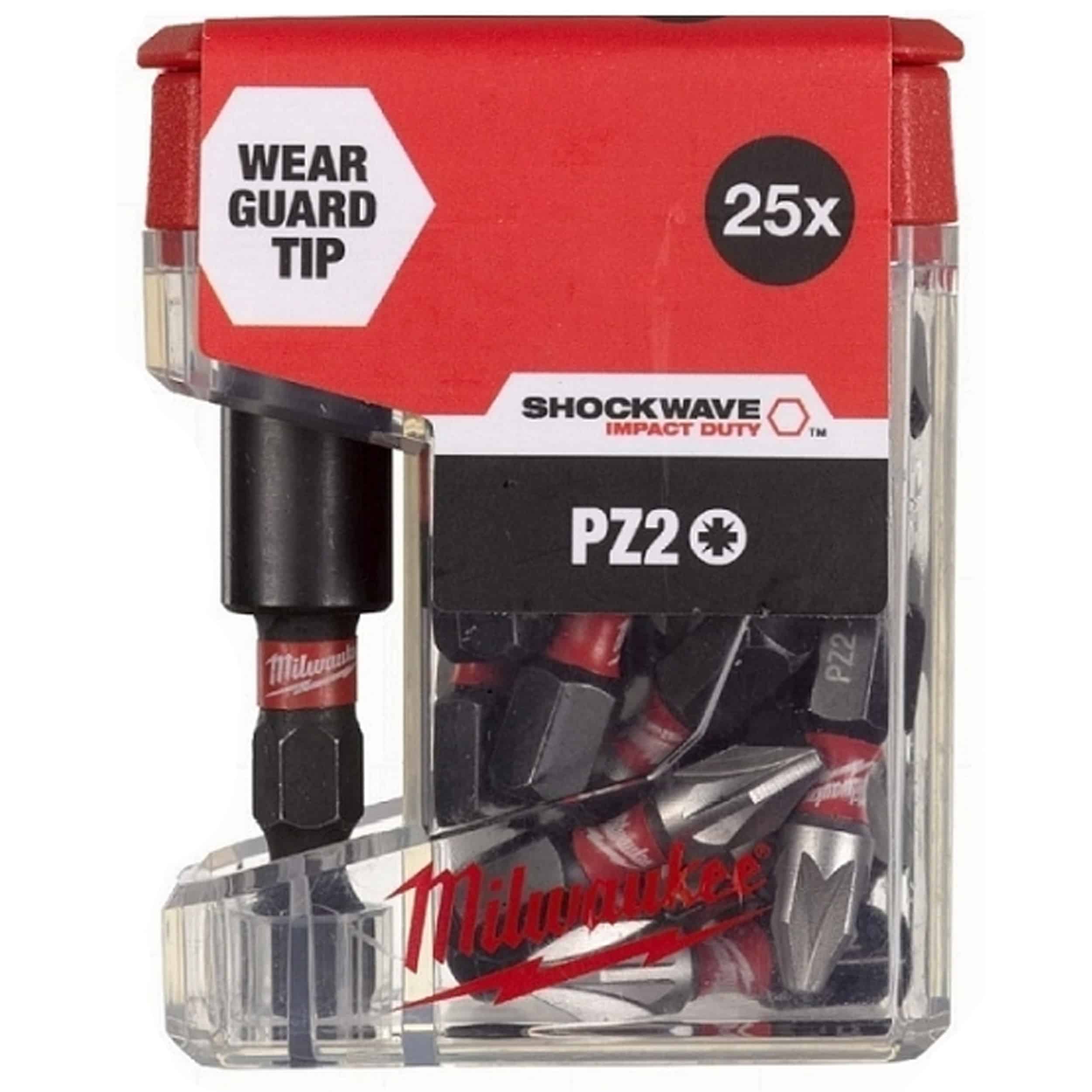 Milwaukee Σετ 26 Τμχ Μύτες PZ2 x 25mm 4932479857 droutsas.gr