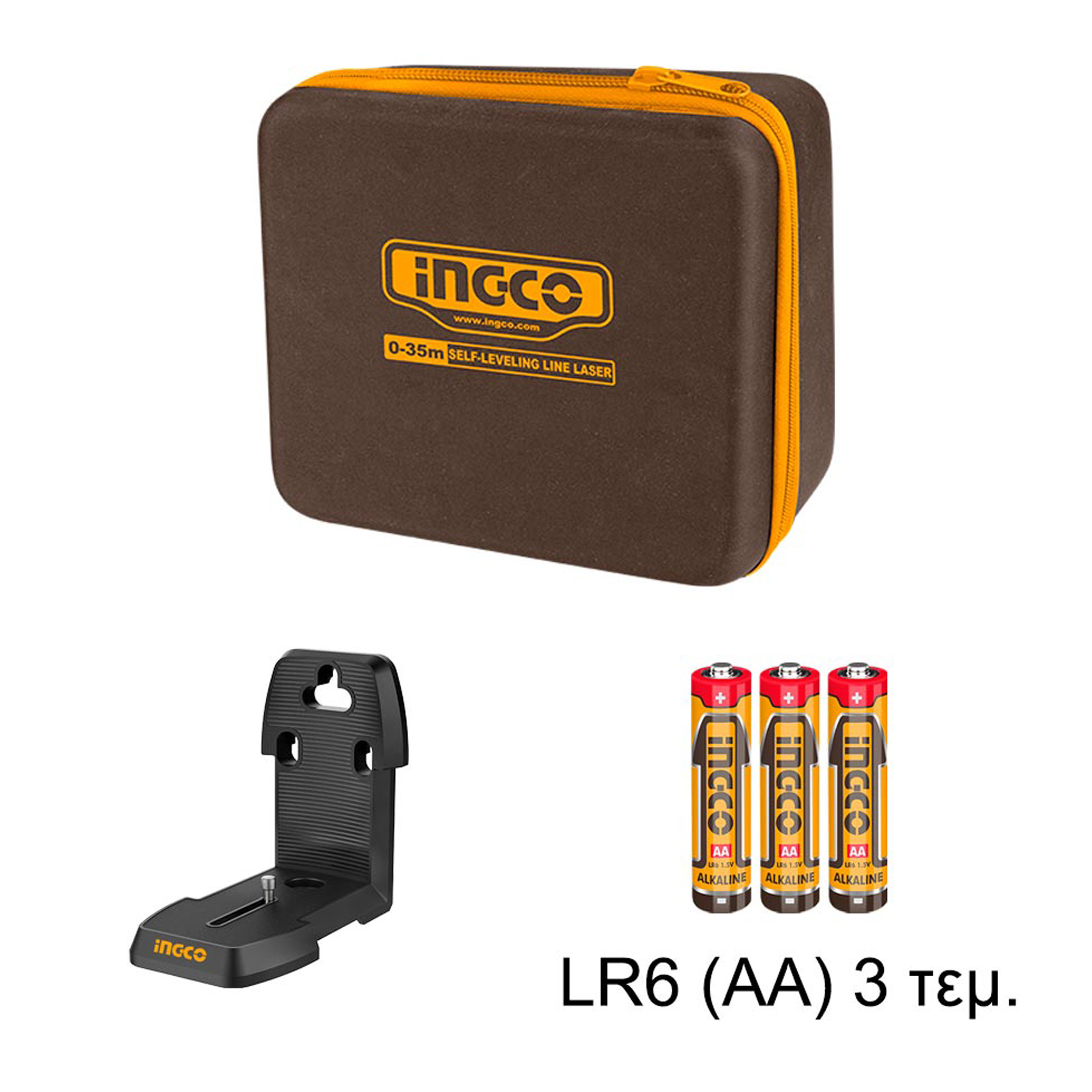 Ingco Αλφάδι Laser Πράσινης Δέσμης HLL156601 droutsa.gr